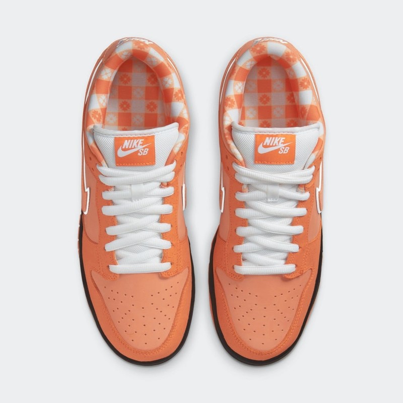 Nike sb dunk low orange store